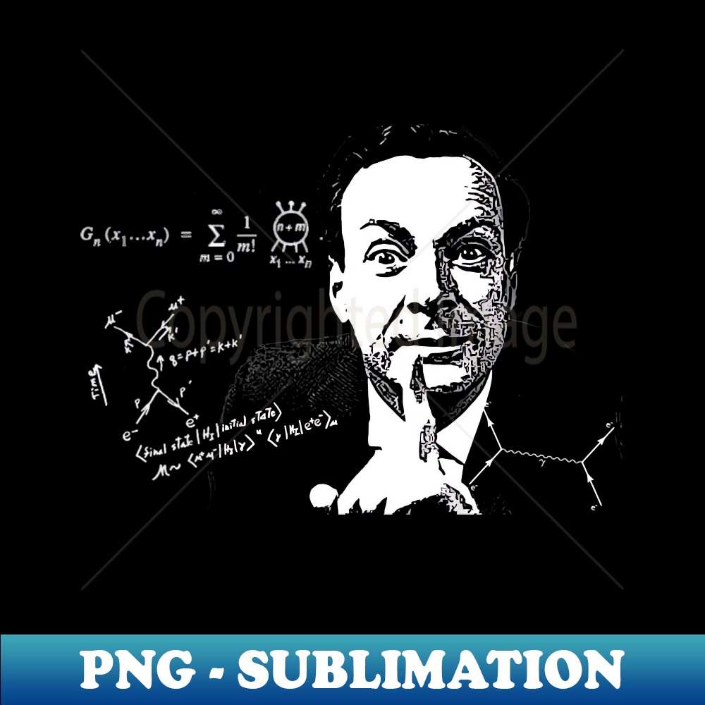 Richard Feynman OG Diagrams - Exclusive Sublimation Digital | Inspire ...