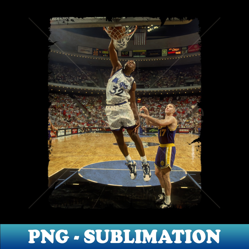 Shaquille ONeal Jump in Orlando Magic - Digital Sublimation | Inspire ...