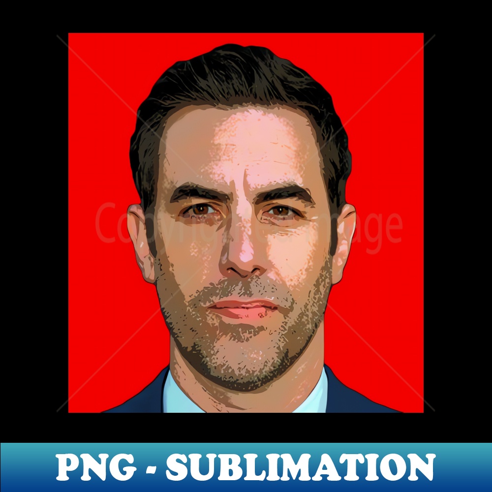 Sacha Baron Cohen - PNG Transparent Sublimation Design - Cap | Inspire ...