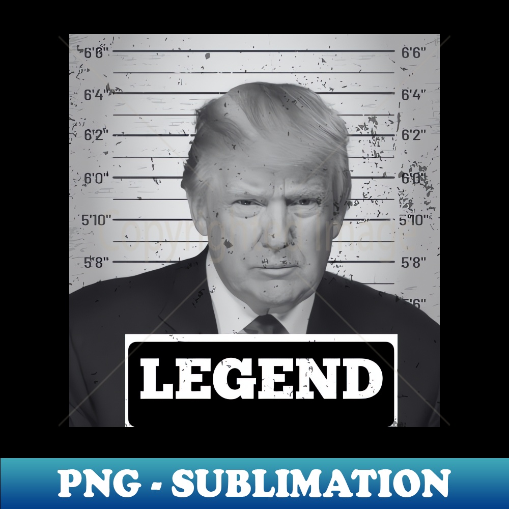 Trump 2024 Mugshot President Legend - Decorative Sublimation - Inspire ...