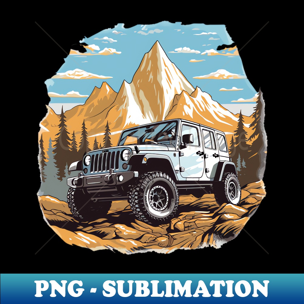 Jeep Wrangler - Vintage Sublimation PNG Download - Stunning | Inspire ...