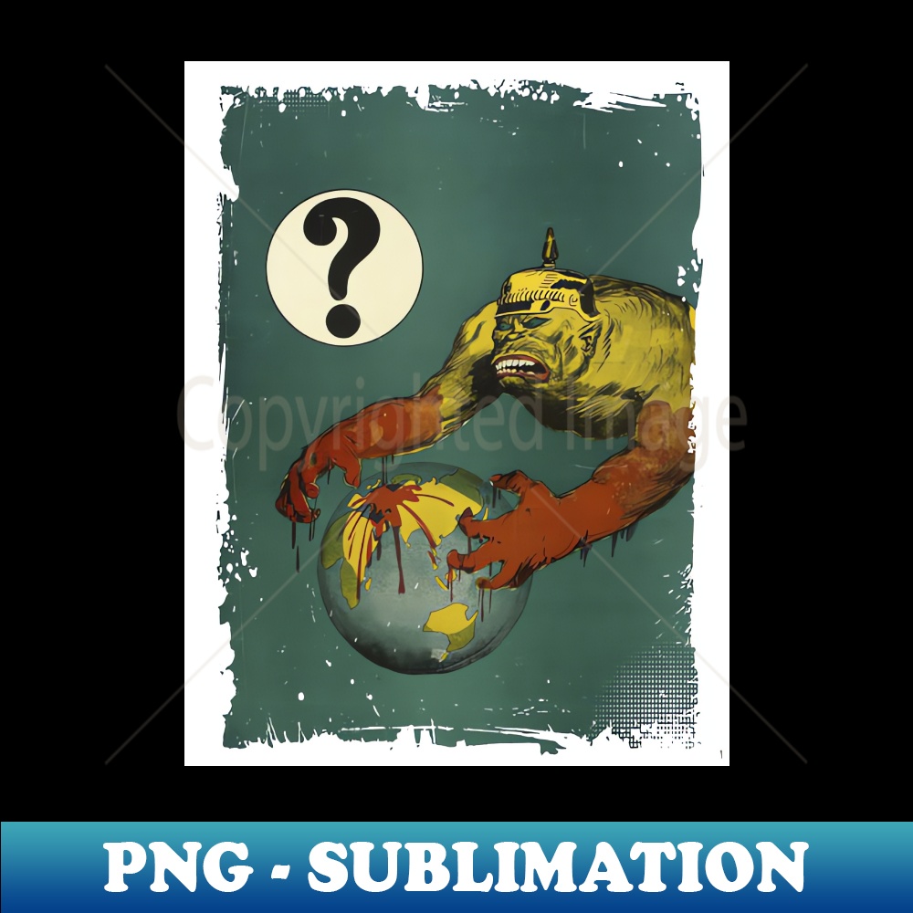 Question Mark - WW1 Propaganda Poster - Professional Sublima | Inspire ...