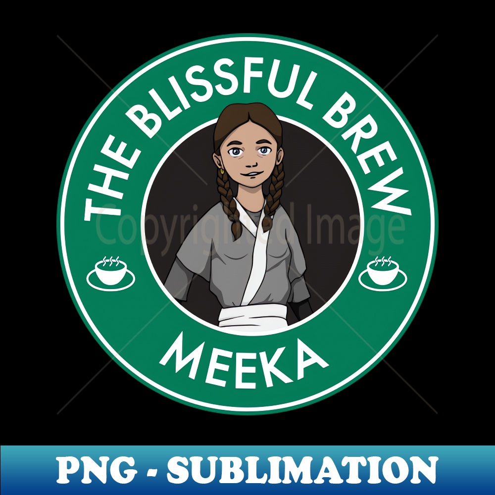Meeka Tea Shop Logo - Artistic Sublimation Digital File - Sp | Inspire ...