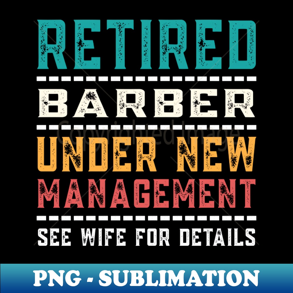 Vintage Retired Barber Gift For Retired Dad - Stylish Sublim | Inspire ...