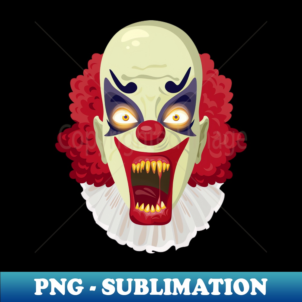 Scary Clown - Professional Sublimation Digital Download - St | Inspire ...