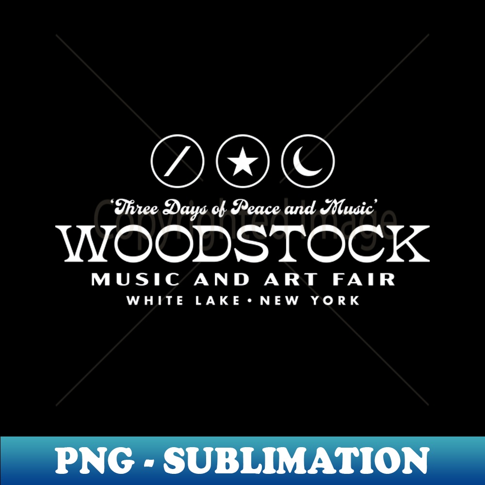 Woodstock Music and Art Fair Retro Wordmark Symbols - Signat | Inspire ...