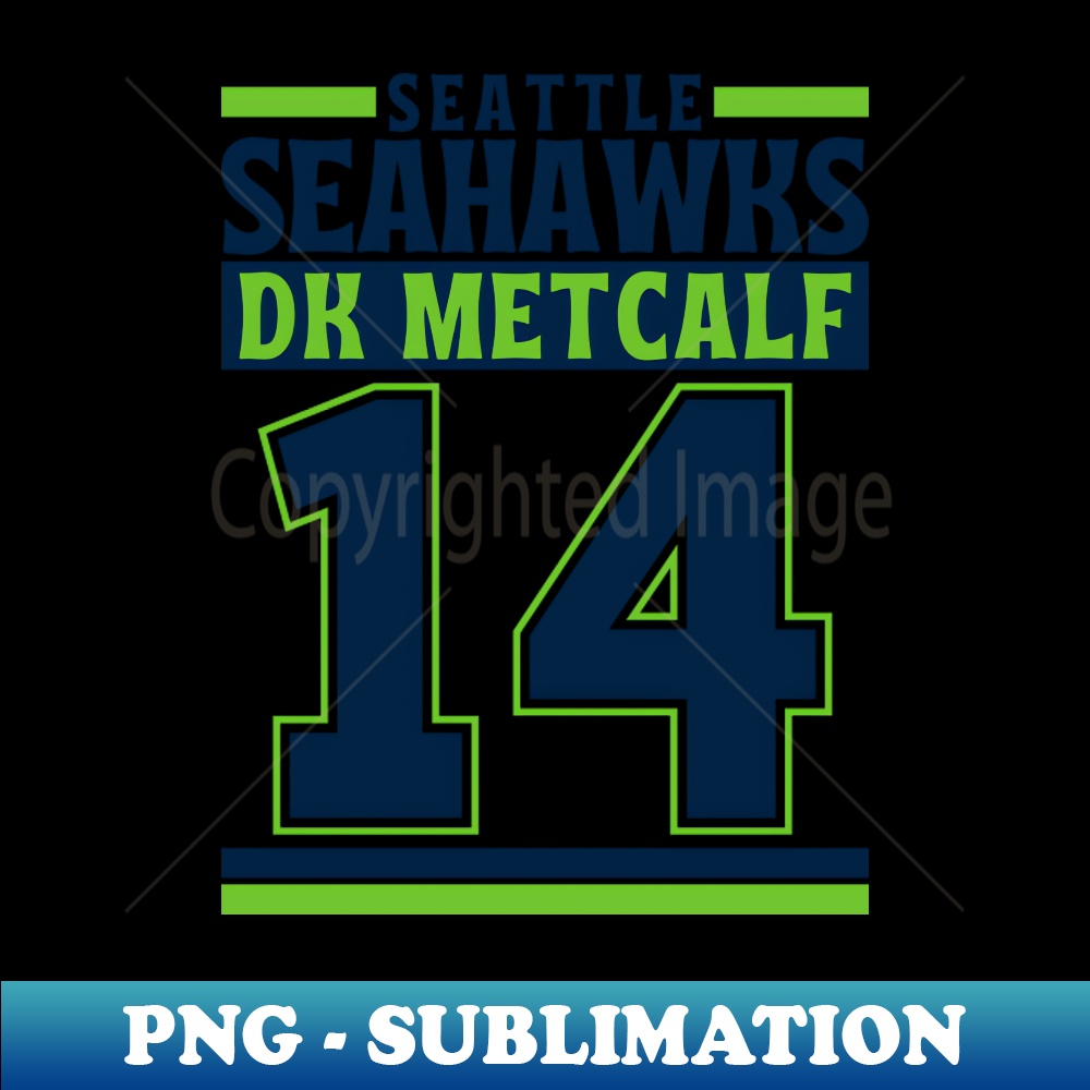 Seattle Seahawks Dk Metcalf 14 Edition 3 - Digital Sublimati | Inspire ...