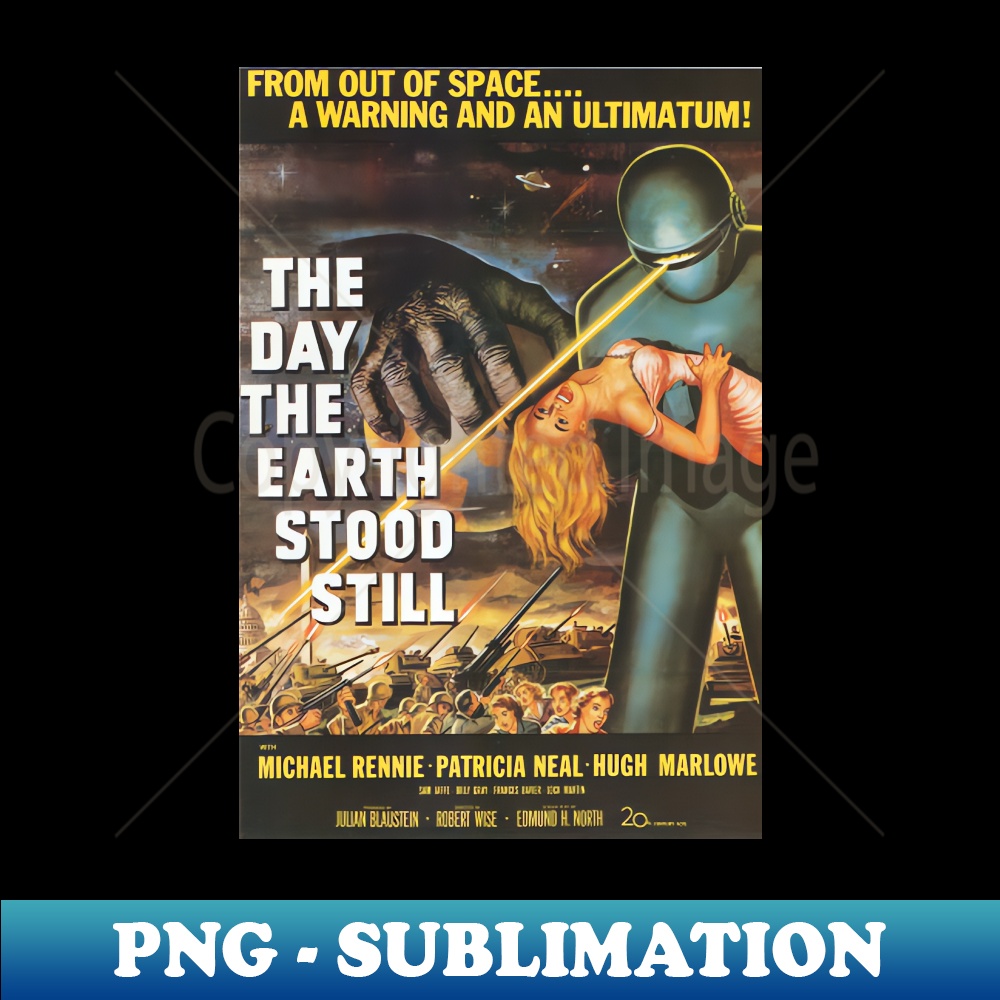 Classic Science Fiction Movie Poster - The Day The Earth Sto | Inspire ...