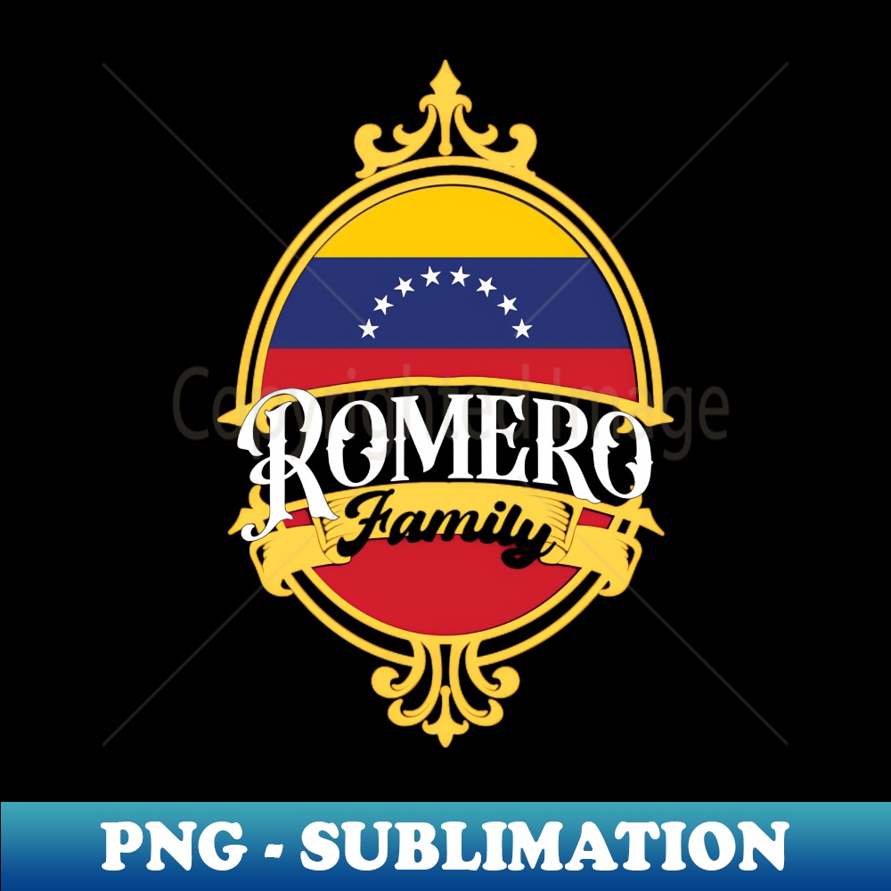 Romero Family - Venezuela Flag - Premium Sublimation Digital - Inspire ...