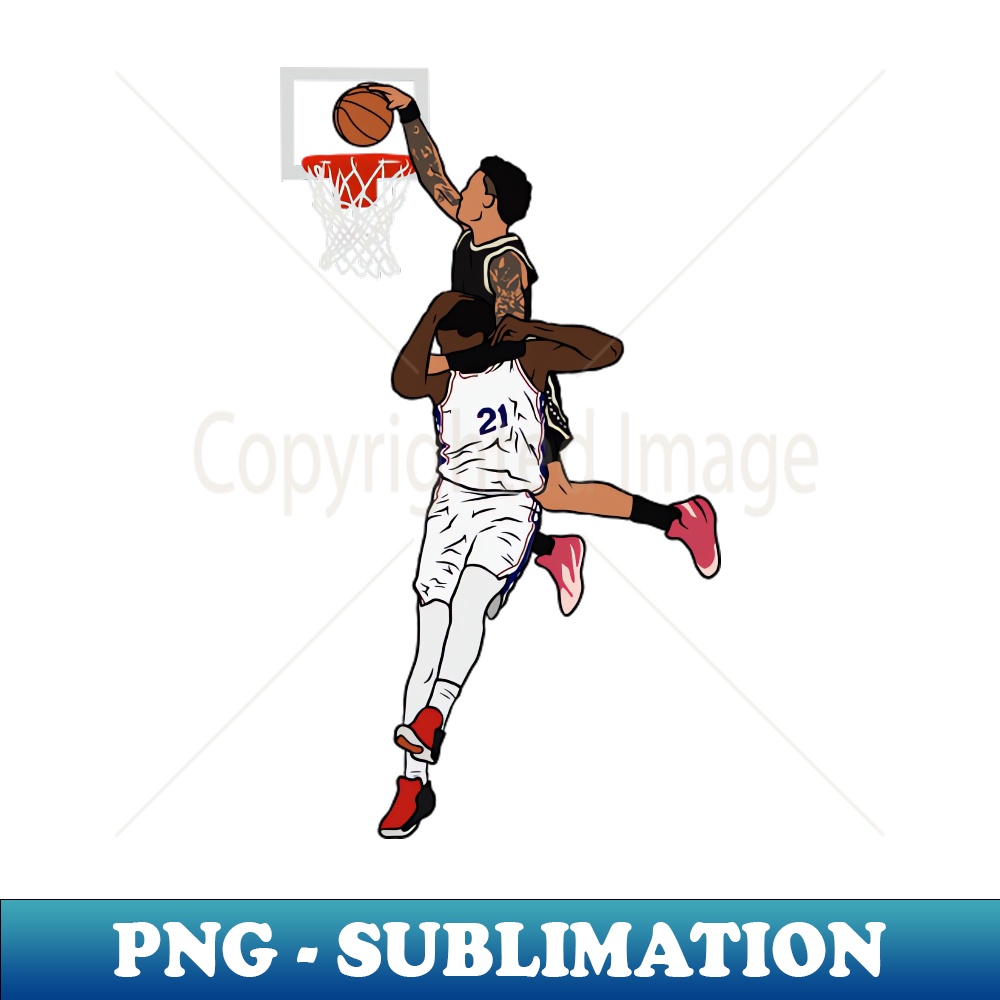 John Collins Dunk on Embiid - Digital Sublimation Download F | Inspire ...