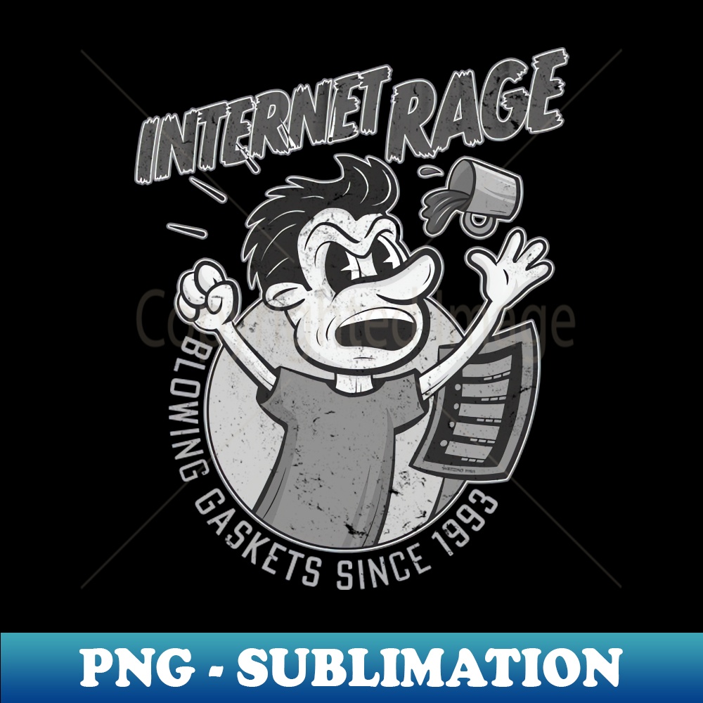 Internet Rage in Grayscale - High-Quality PNG Sublimation Do | Inspire ...