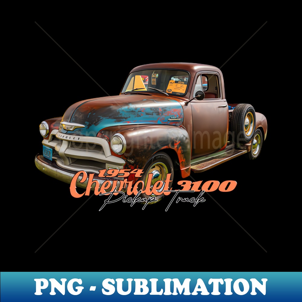 1954 Chevrolet 3100 Pickup Truck - Premium PNG Sublimation F | Inspire ...