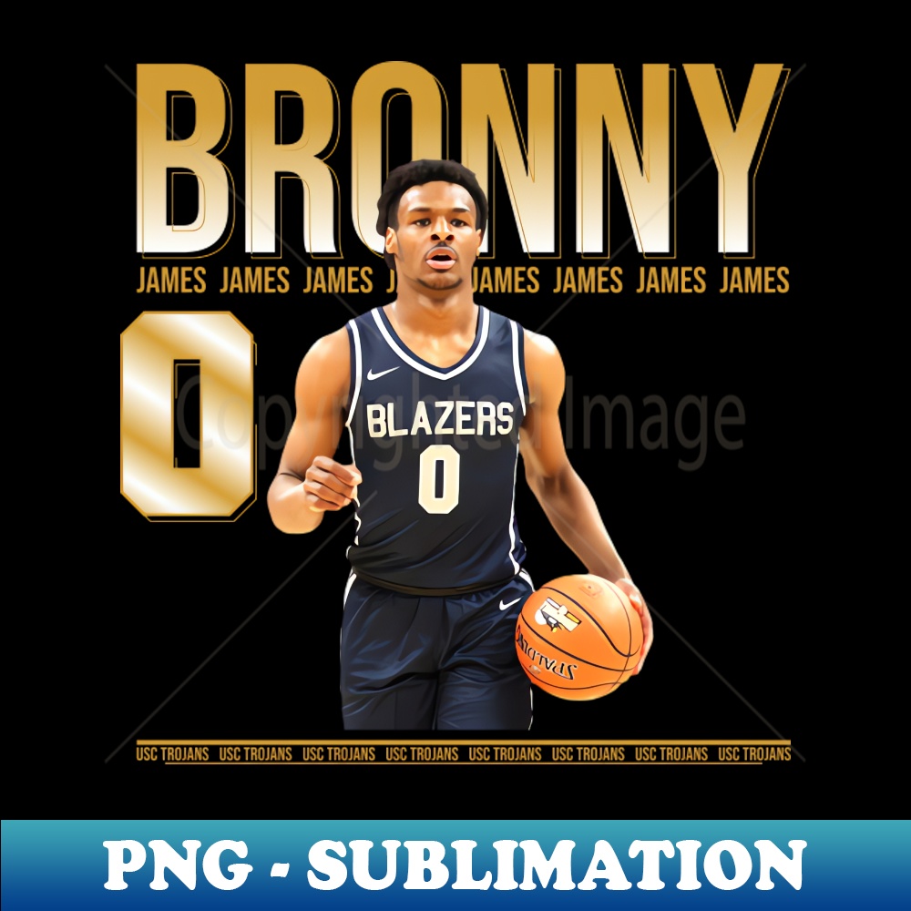 Bronny james - Signature Sublimation PNG File - Instantly Tr - Inspire ...