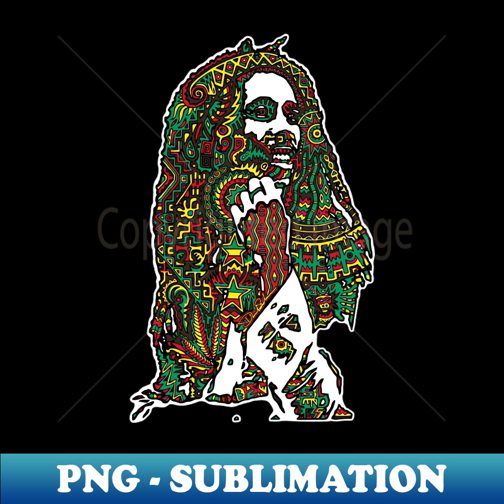 Psychedelic Reggae Sun God - Premium PNG Sublimation File - - Inspire ...