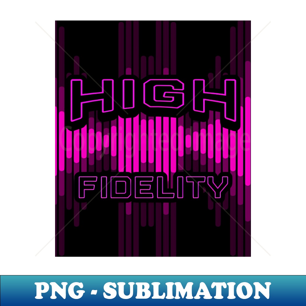 Hi Fi Purple - PNG Transparent Sublimation Design - Instantl | Inspire ...