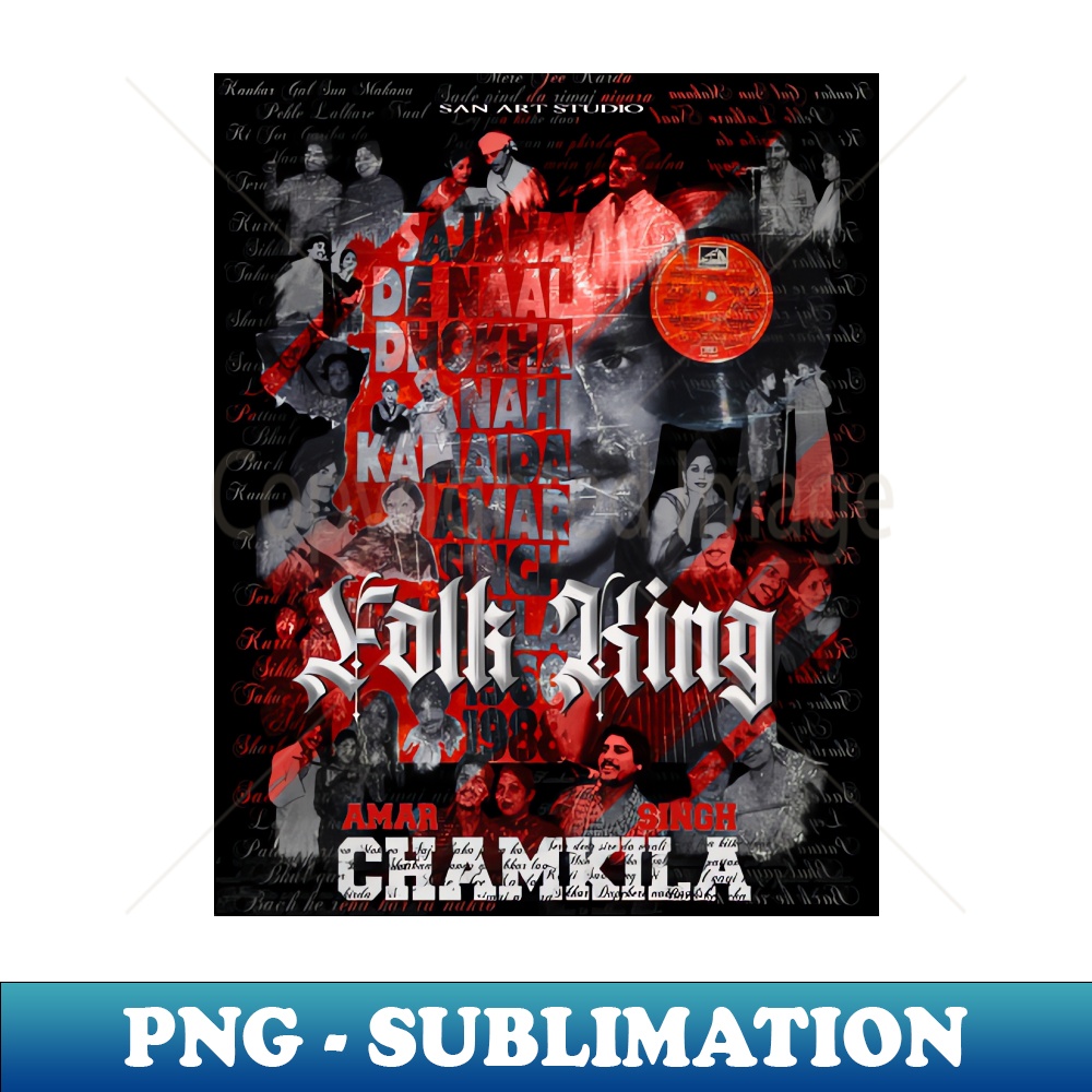 Chamkila - Sublimation-Ready PNG File - Perfect for Personal | Inspire ...
