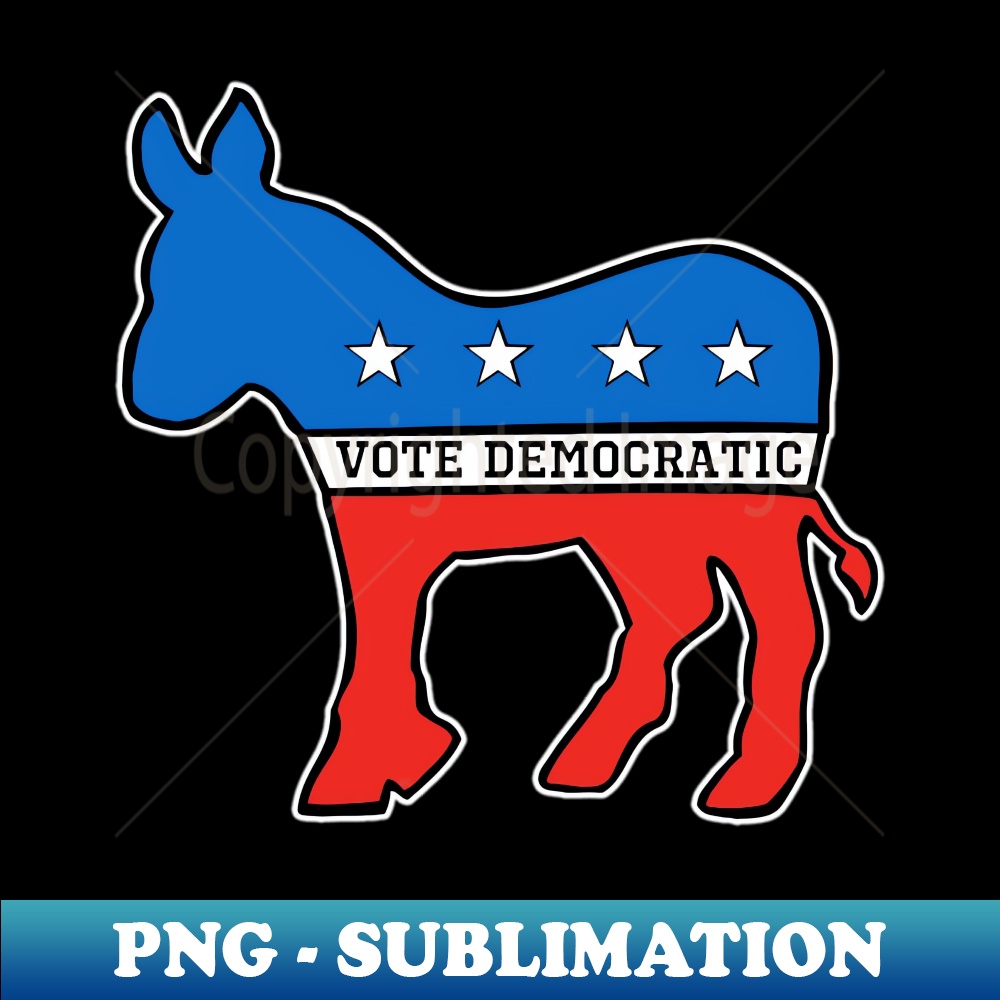 DEMOCRATIC DONKEY MASCOT VOTE DEMOCRAT - Professional Sublim | Inspire ...