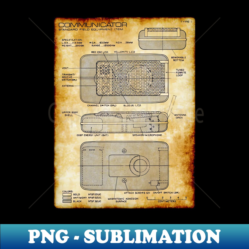 Parchment Showing Landing Party Communication Device - High- | Inspire ...