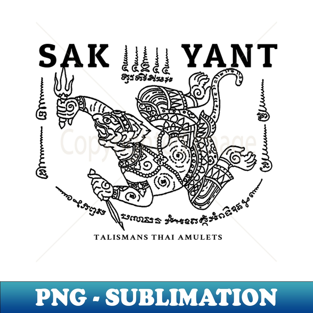 Sak Yant Hanuman - Creative Sublimation PNG Download - Perfe | Inspire ...