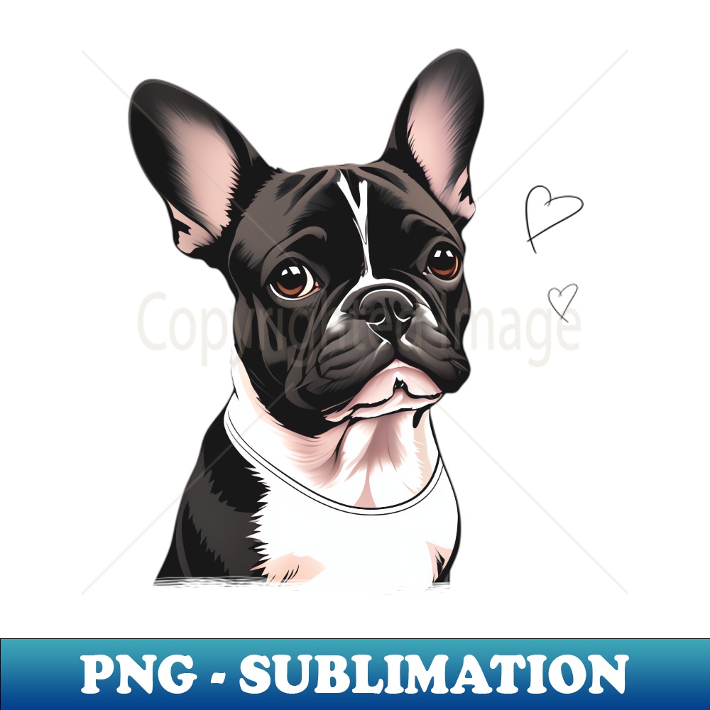 Lovely Frenchie - PNG Transparent Digital Download File for - Inspire ...