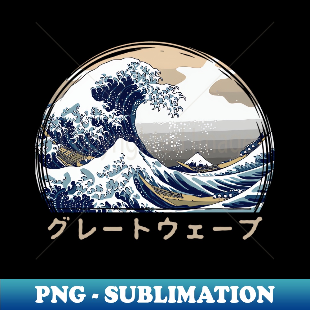 The great wave kanagawa japanese art - Unique Sublimation PN | Inspire ...