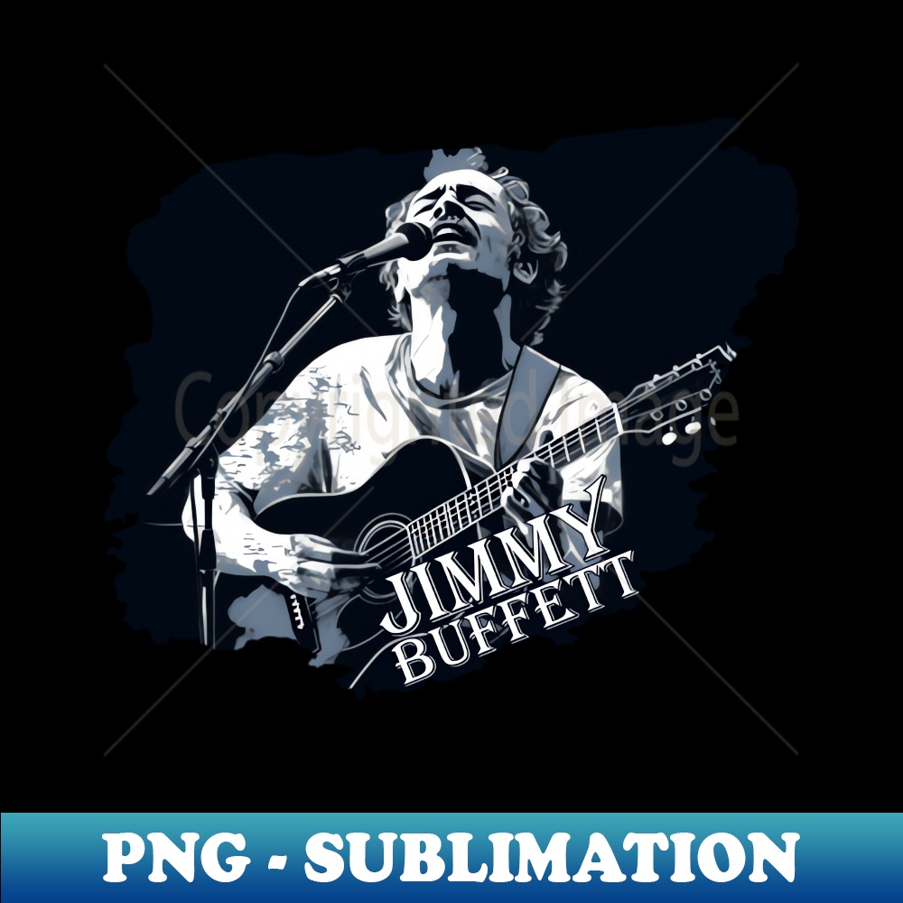 Jimmy Buffett - Exclusive PNG Sublimation Download - Unlock - Inspire ...