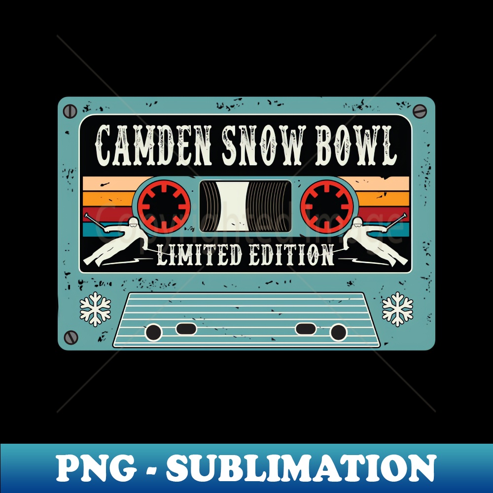 Vintage Camden Snow Bowl Skiing - Premium PNG Sublimation Fi | Inspire ...