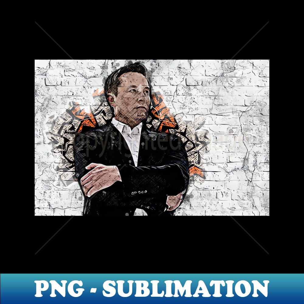 Elon Musk Graffiti - Trendy Sublimation Digital Download - F | Inspire ...
