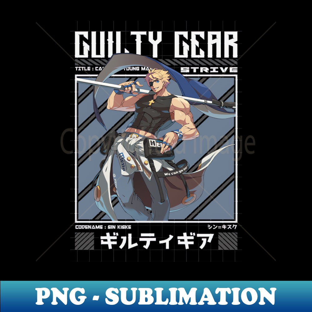 Sin Kiske - Guilty Gear Strive - Instant Sublimation Digital | Inspire Uplift