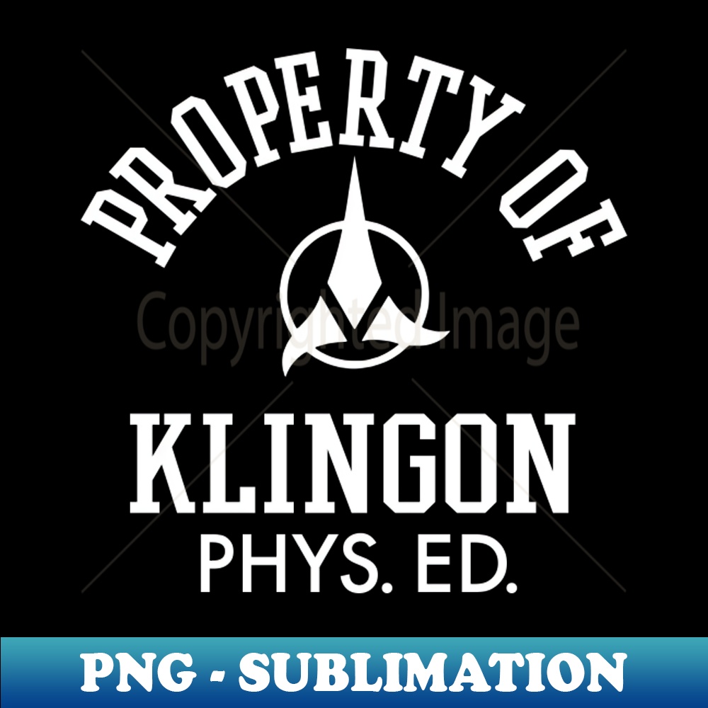 Star Trek Klingon Phys Ed - 20 - PNG Transparent Digital Dow | Inspire ...
