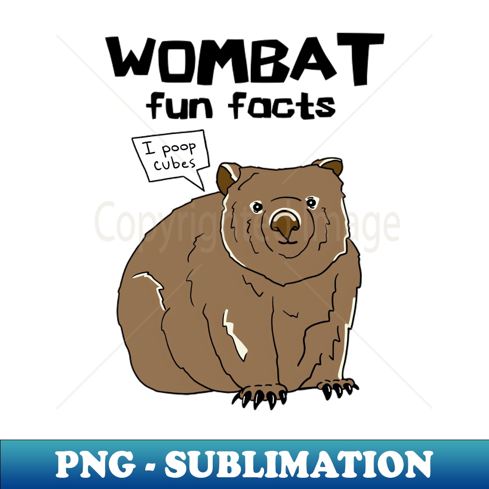 Wombat Fun Facts - Exclusive PNG Sublimation Download - Perf - Inspire ...