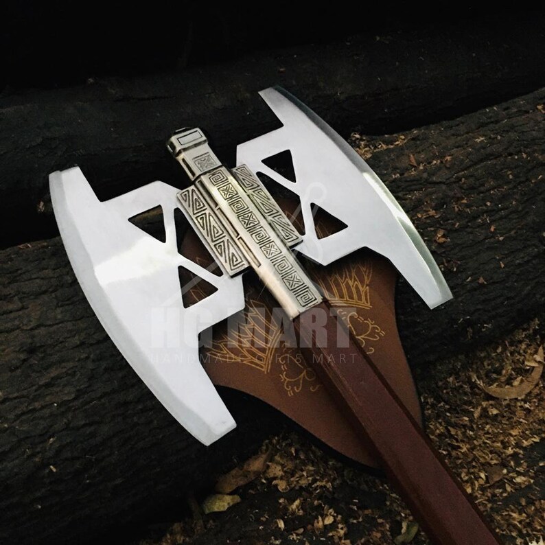 Hand Forged Gimli Replica Battle Axe WITH SHEATH From Lord o | Inspire ...