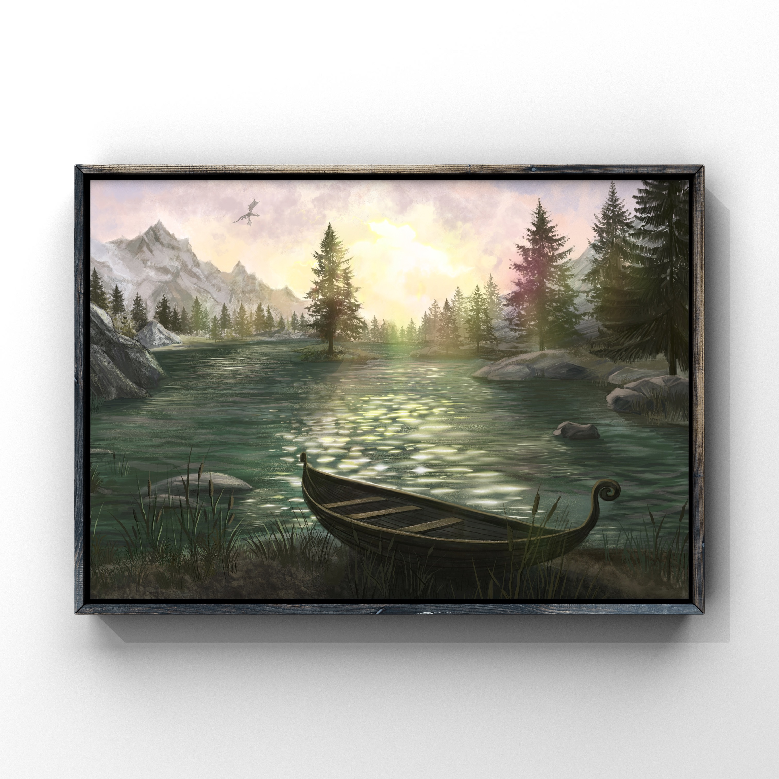 Skyrim print| Skyrim poster| The Elder Scrolls| Fantasy Art | Inspire ...