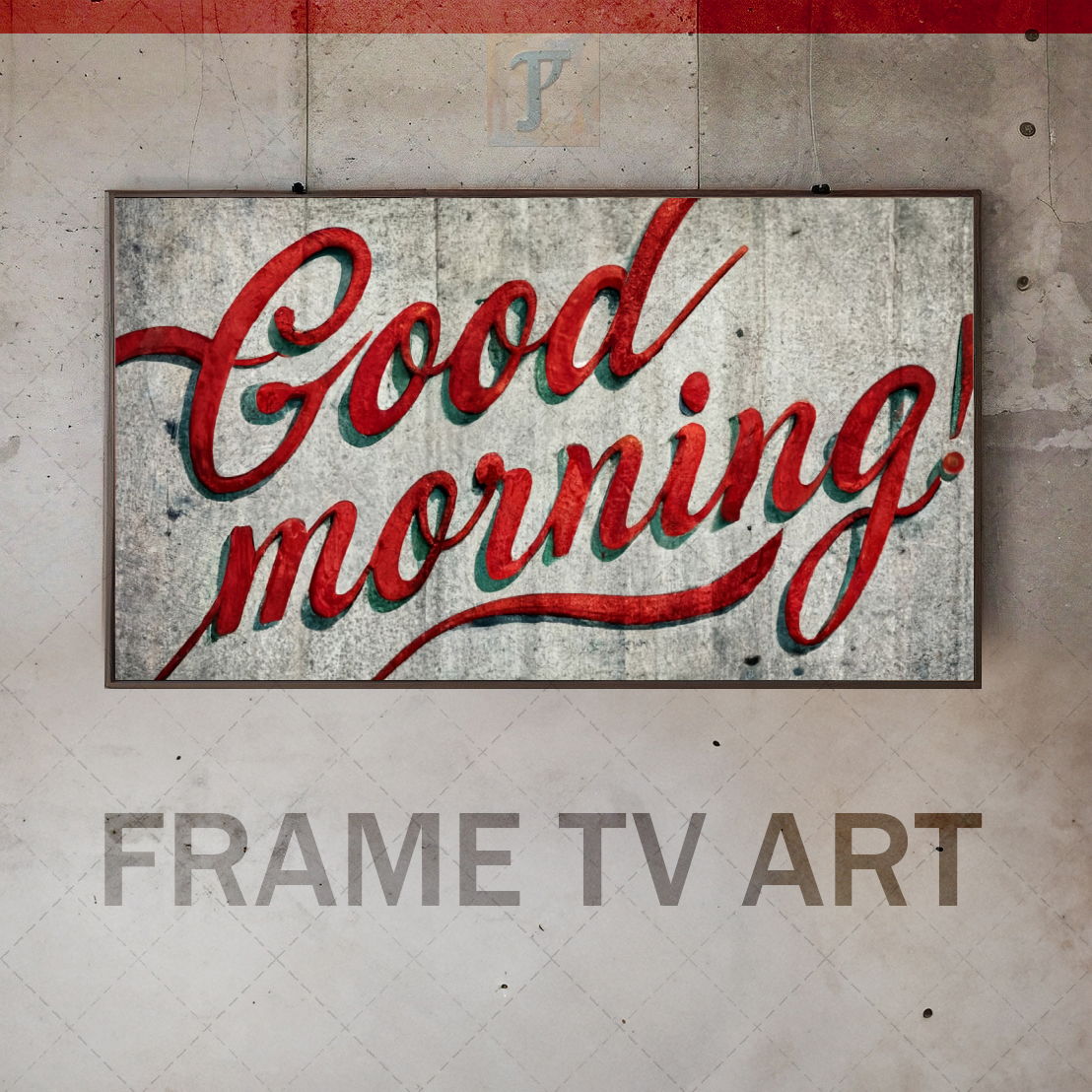 Samsung Frame TV Art Digital Download, Frame TV Good morning - Inspire ...