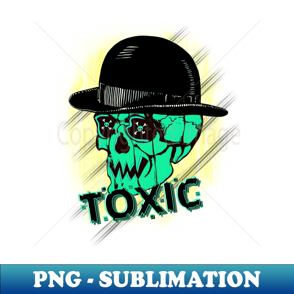 Toxic Skull - Digital Sublimation Download File - Transform | Inspire ...