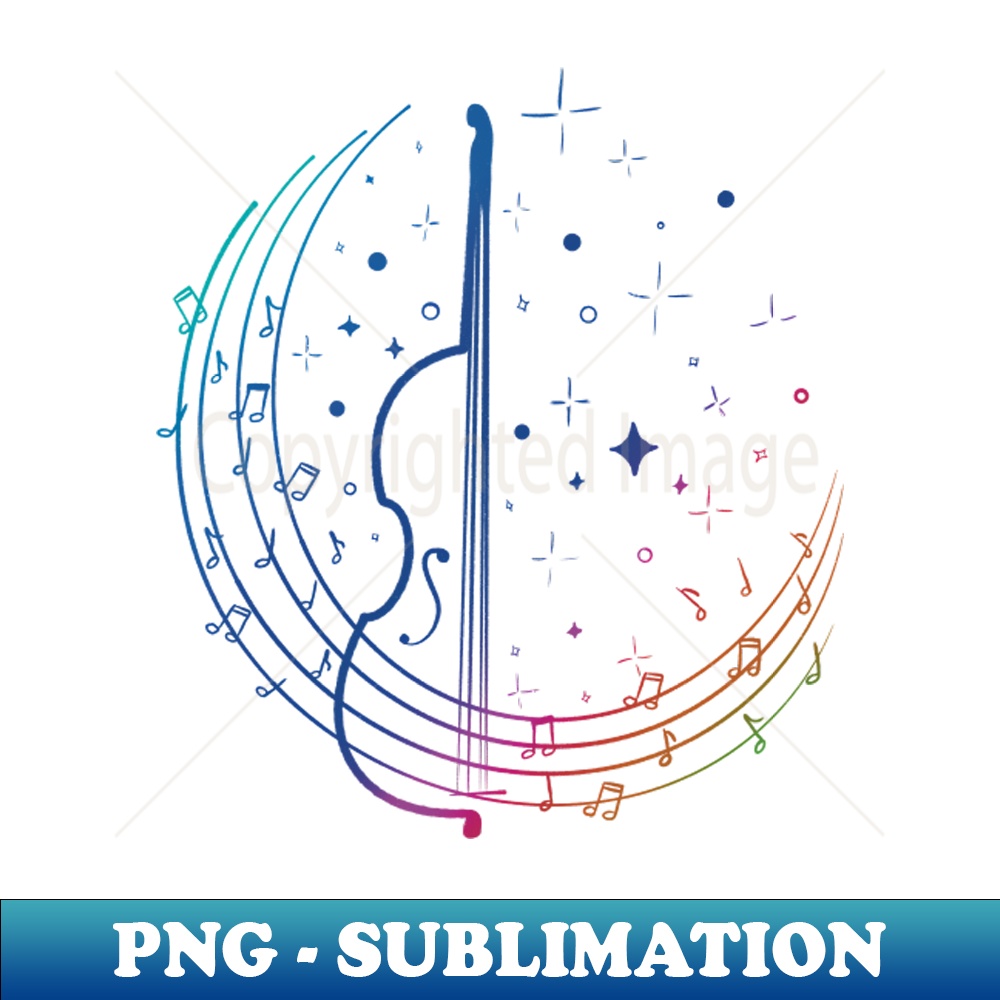 Violin Music Notes - Unique Sublimation PNG Download - Enhan | Inspire ...