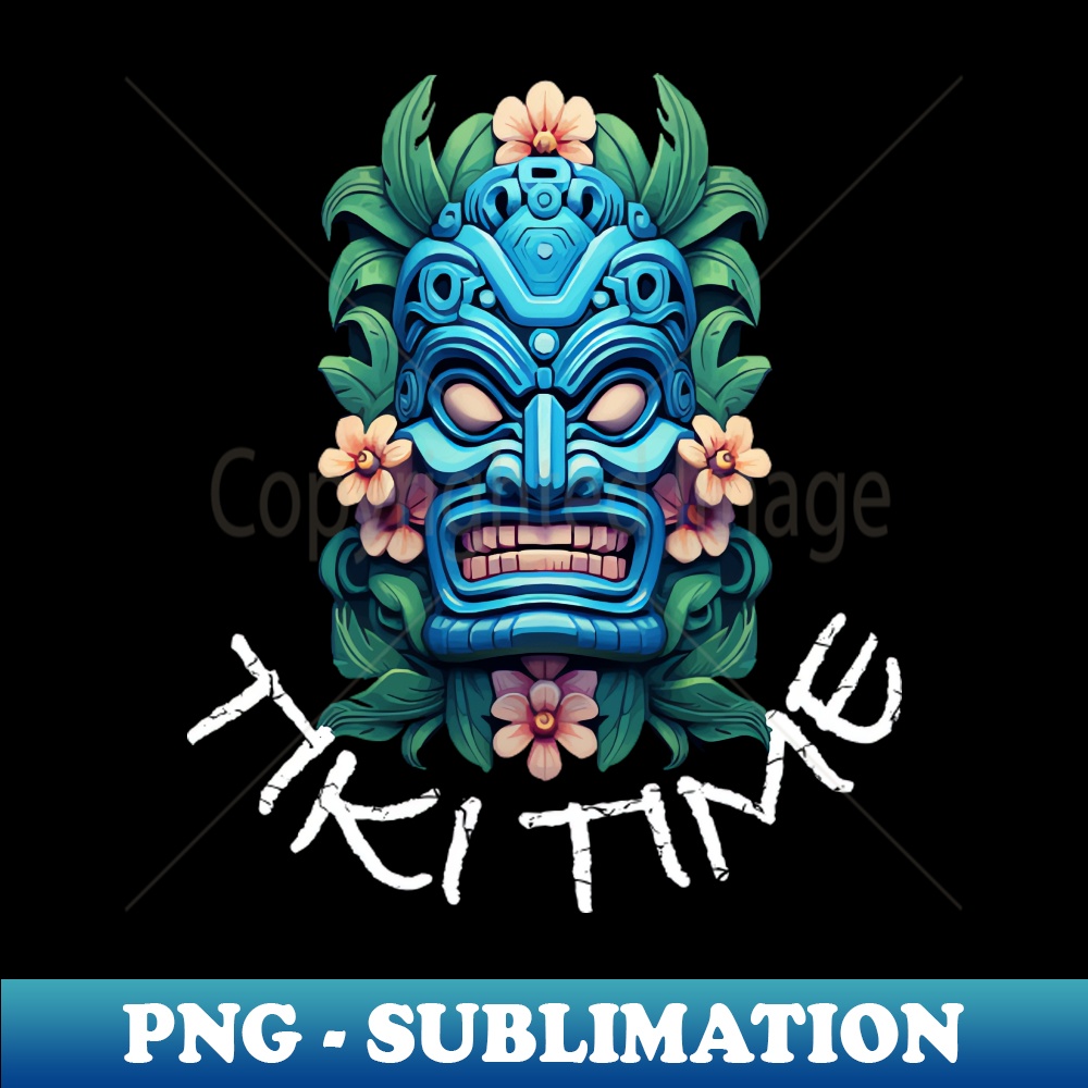 Tiki Time with White Lettering - Stylish Sublimation Digital | Inspire ...