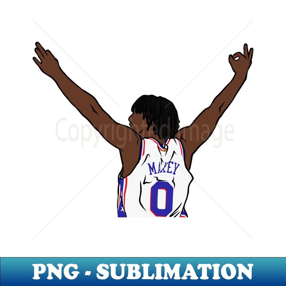 Tyrese Maxey Celebration - Creative Sublimation PNG Download | Inspire ...