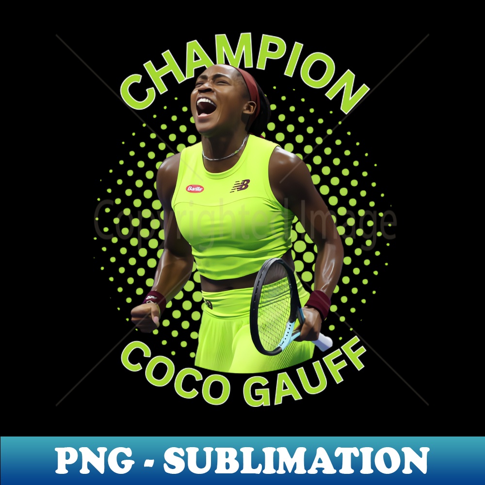 Coco Gauff Call me Coco Cori - Premium Sublimation Digital D | Inspire ...