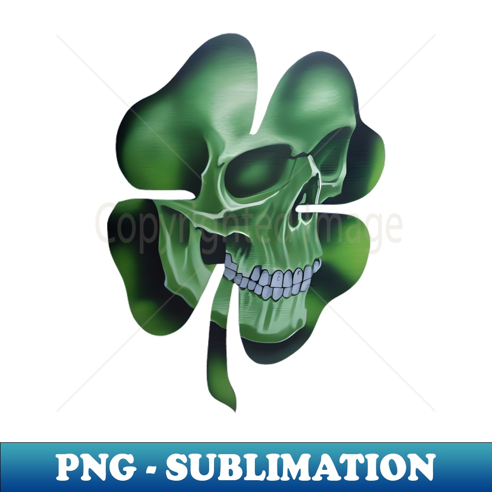 Irish Shamrock Skull - Modern Sublimation PNG File - Fashion | Inspire ...