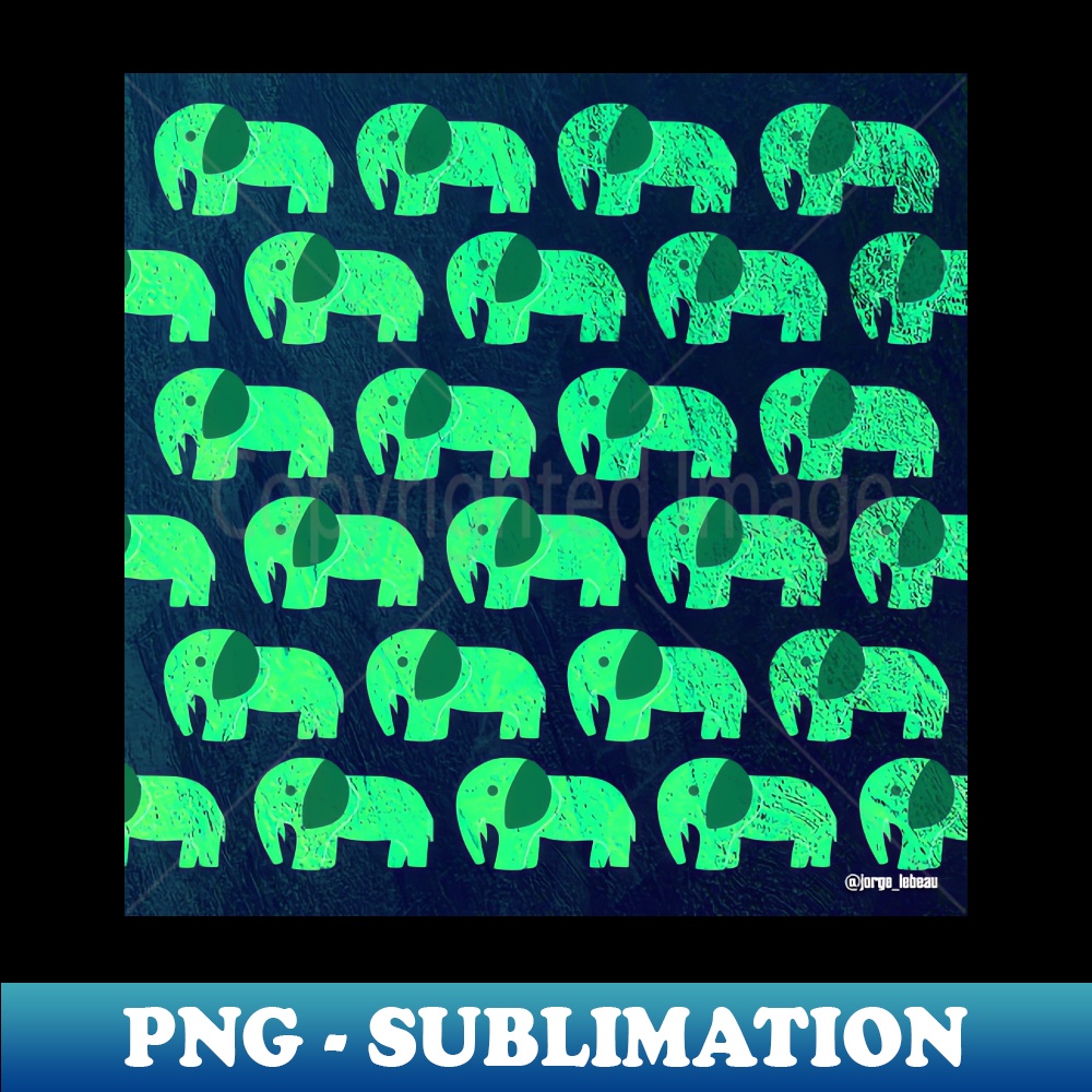 elephant rampage in ecopop painting art - PNG Transparent Di | Inspire ...