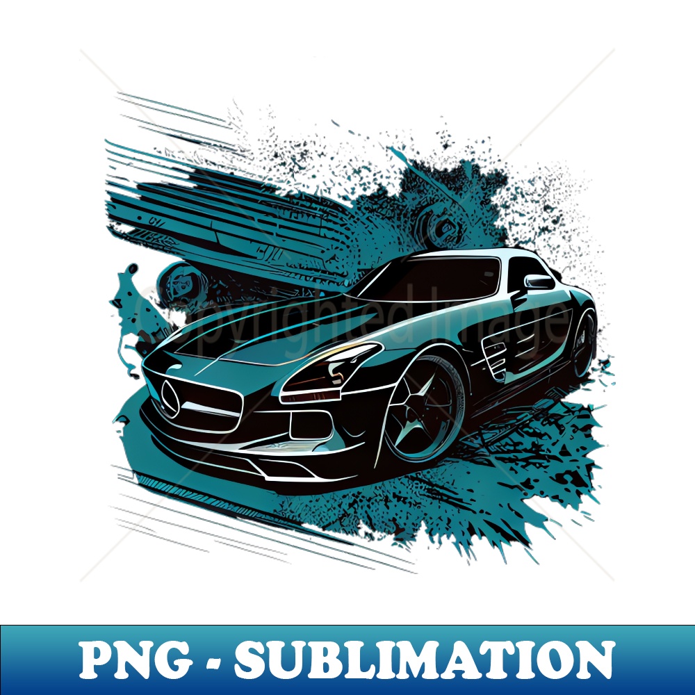 Mercedes-Benz SLS AMG - Exclusive PNG Sublimation Download - | Inspire ...