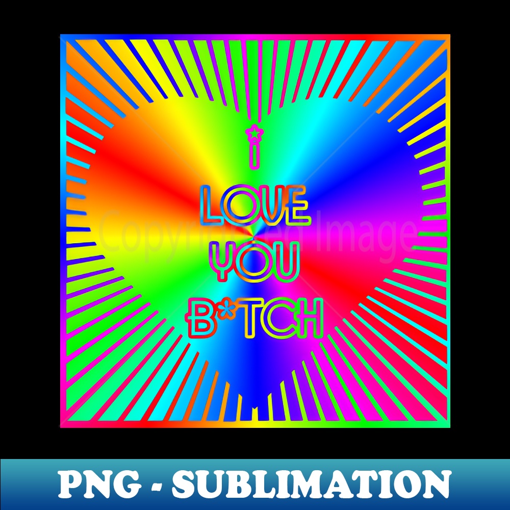 I Love You B - Digital Sublimation Download File - Instantly | Inspire ...
