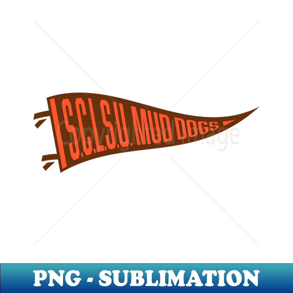 Vintage Pennant - SCLSU Mud Dogs Orange and Brown - Vintage | Inspire ...