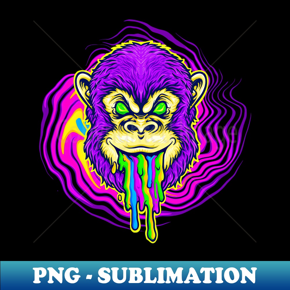 Rainbow Chimp Drool - Artistic Sublimation Digital File - Ad | Inspire ...