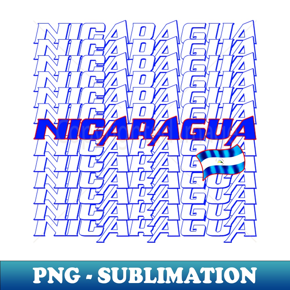 Nicaragua Cascade text - Elegant Sublimation PNG Download - | Inspire ...