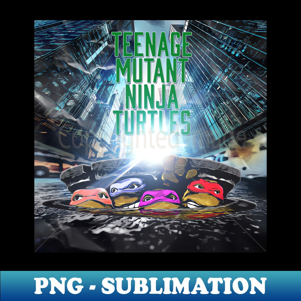 teenage mutant ninja turtles 1990 - Retro PNG Sublimation Di | Inspire ...
