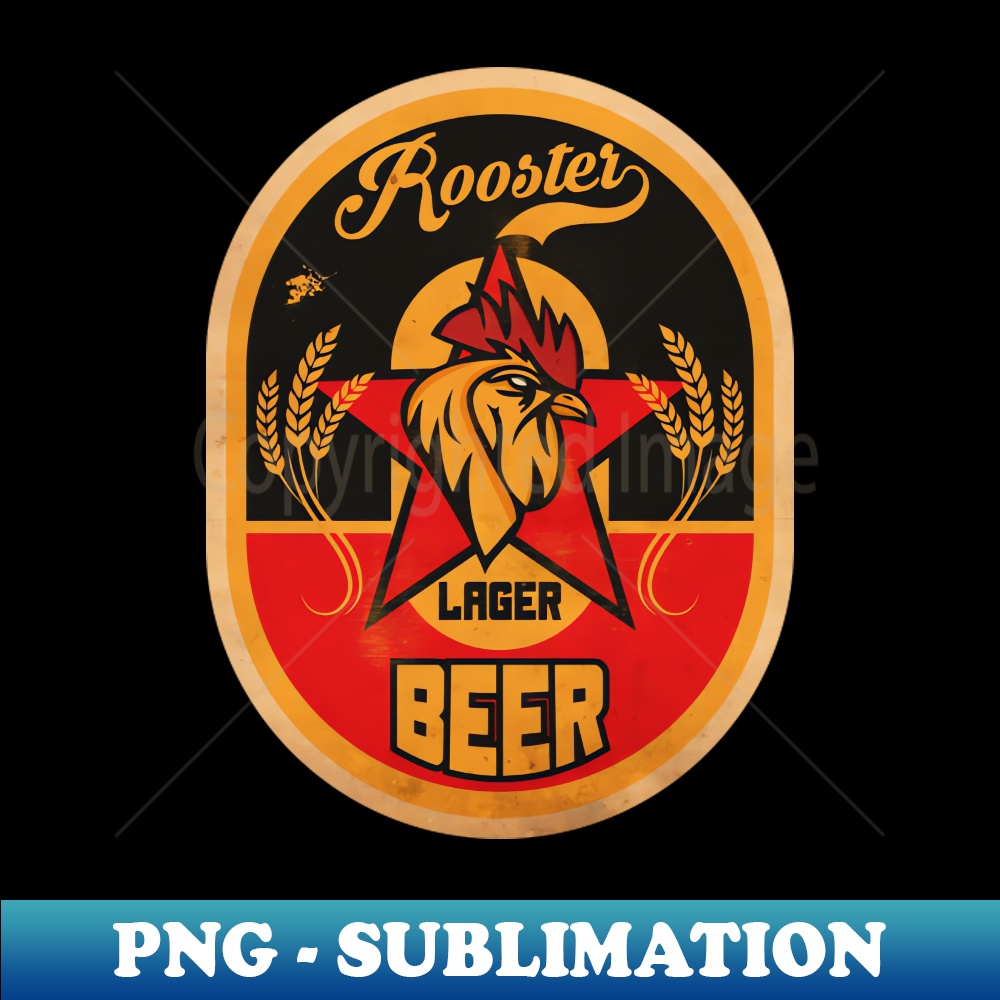 Rooster Lager Beer - Signature Sublimation PNG File - Vibran | Inspire ...