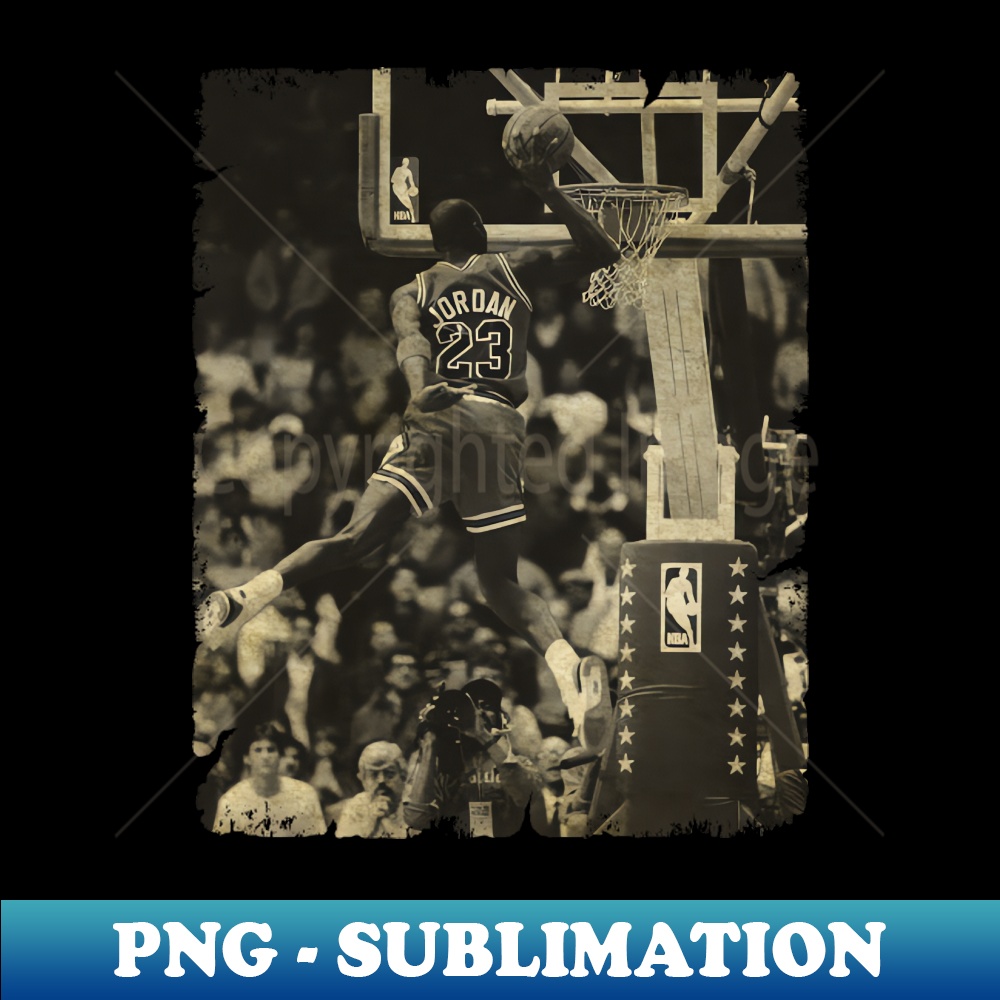 Michael Jordan in The 1987 Dunk Contest - Exclusive Sublimat | Inspire ...