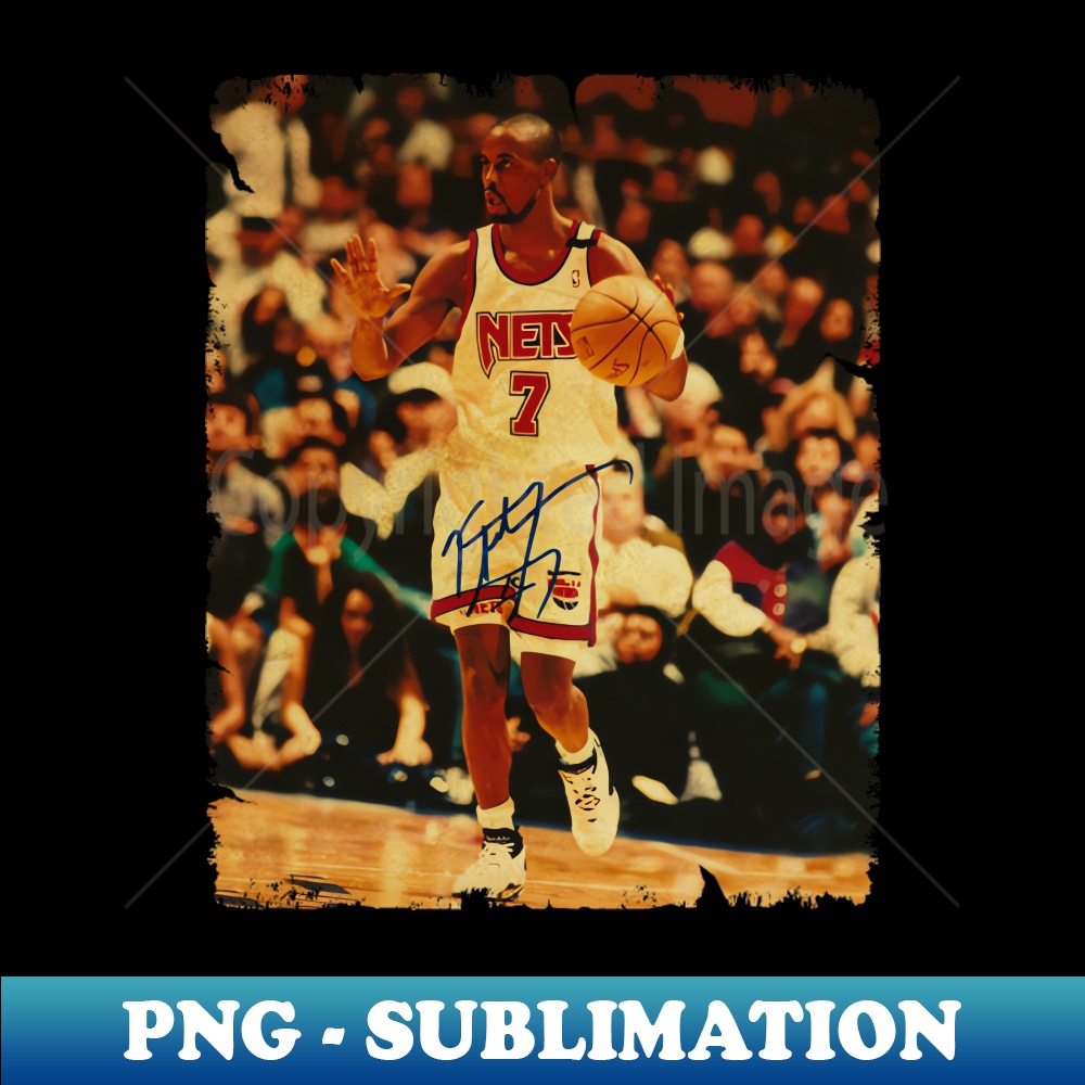 Kenny Anderson Kenny Anderson Vintage Design Of Basketball | Inspire Uplift